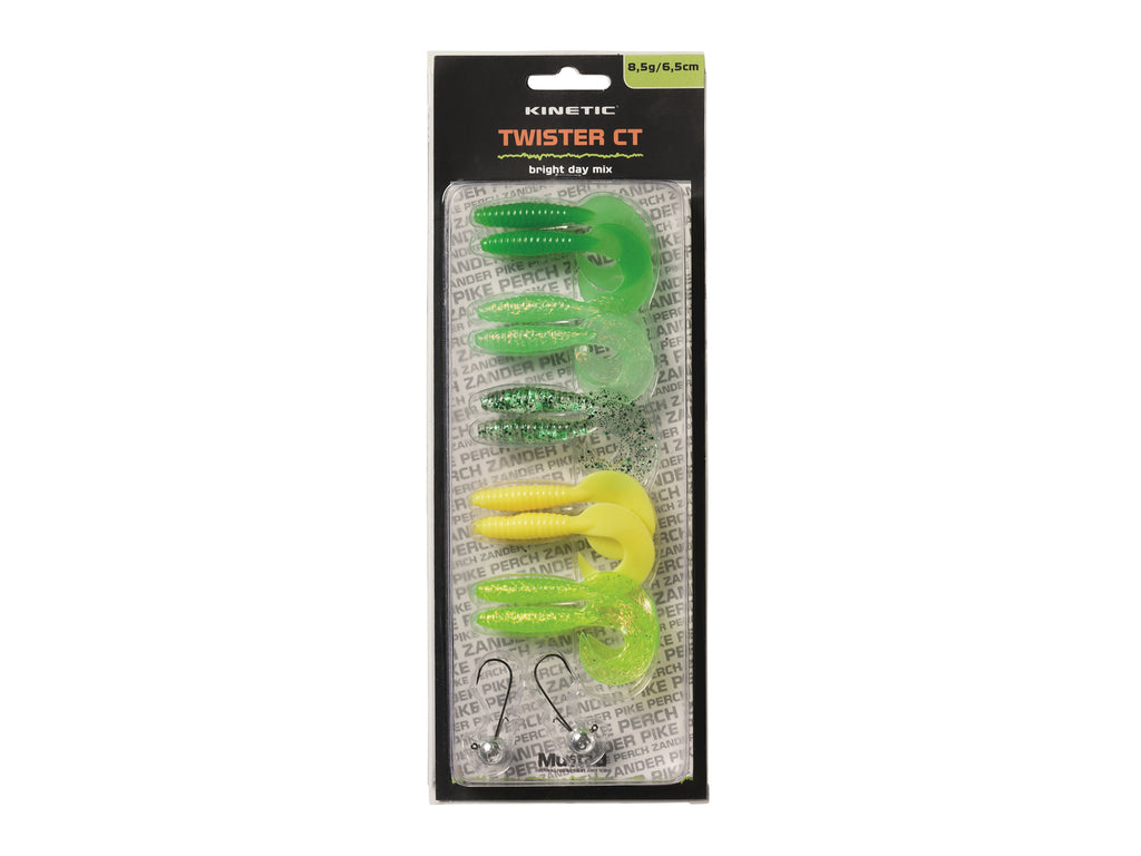 Kinetic Twister CT Soft Lure Multipack | Perch Fishing Lures at ...